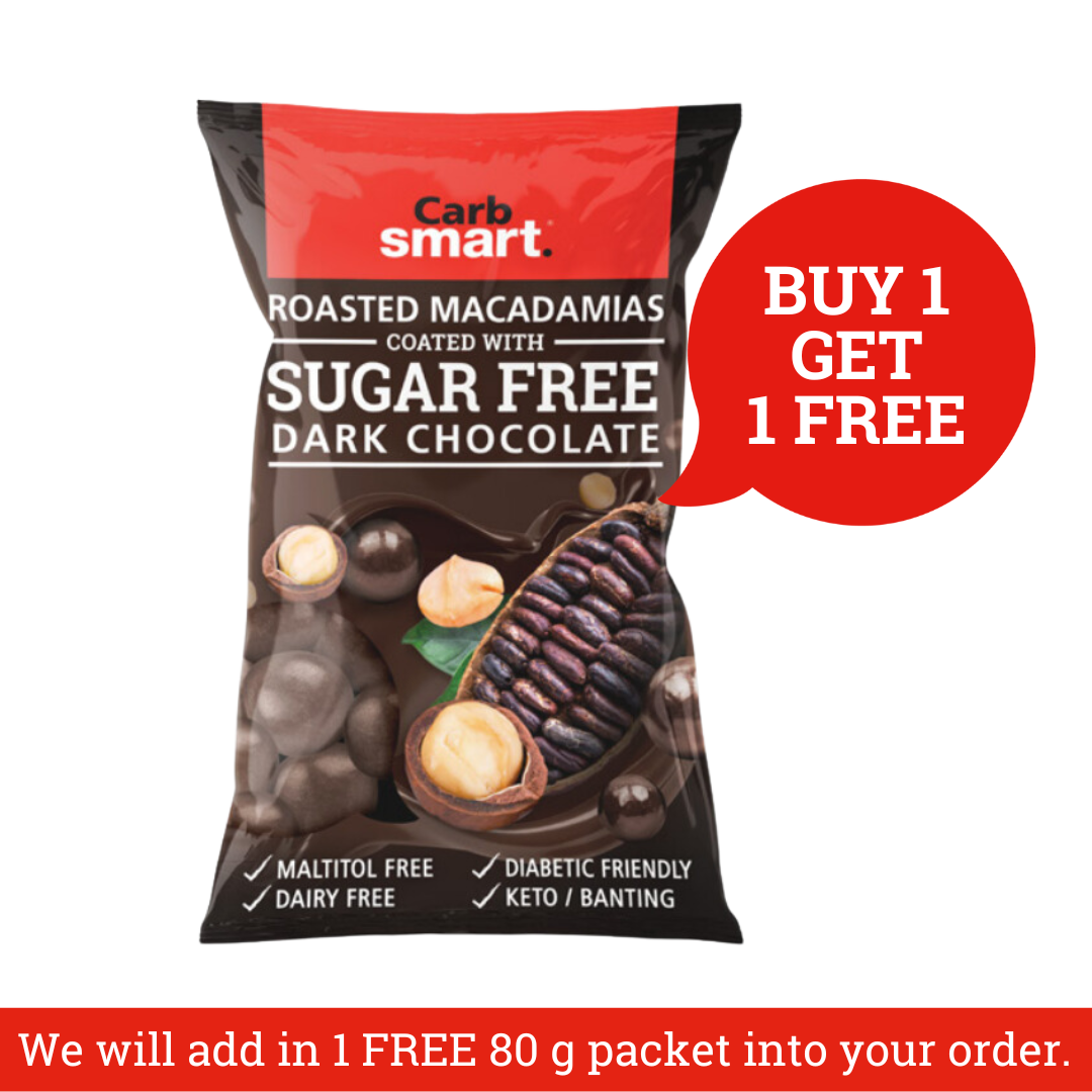 Carbsmart Dark Chocolate Coated Macadamias 80g - Carbsmart®